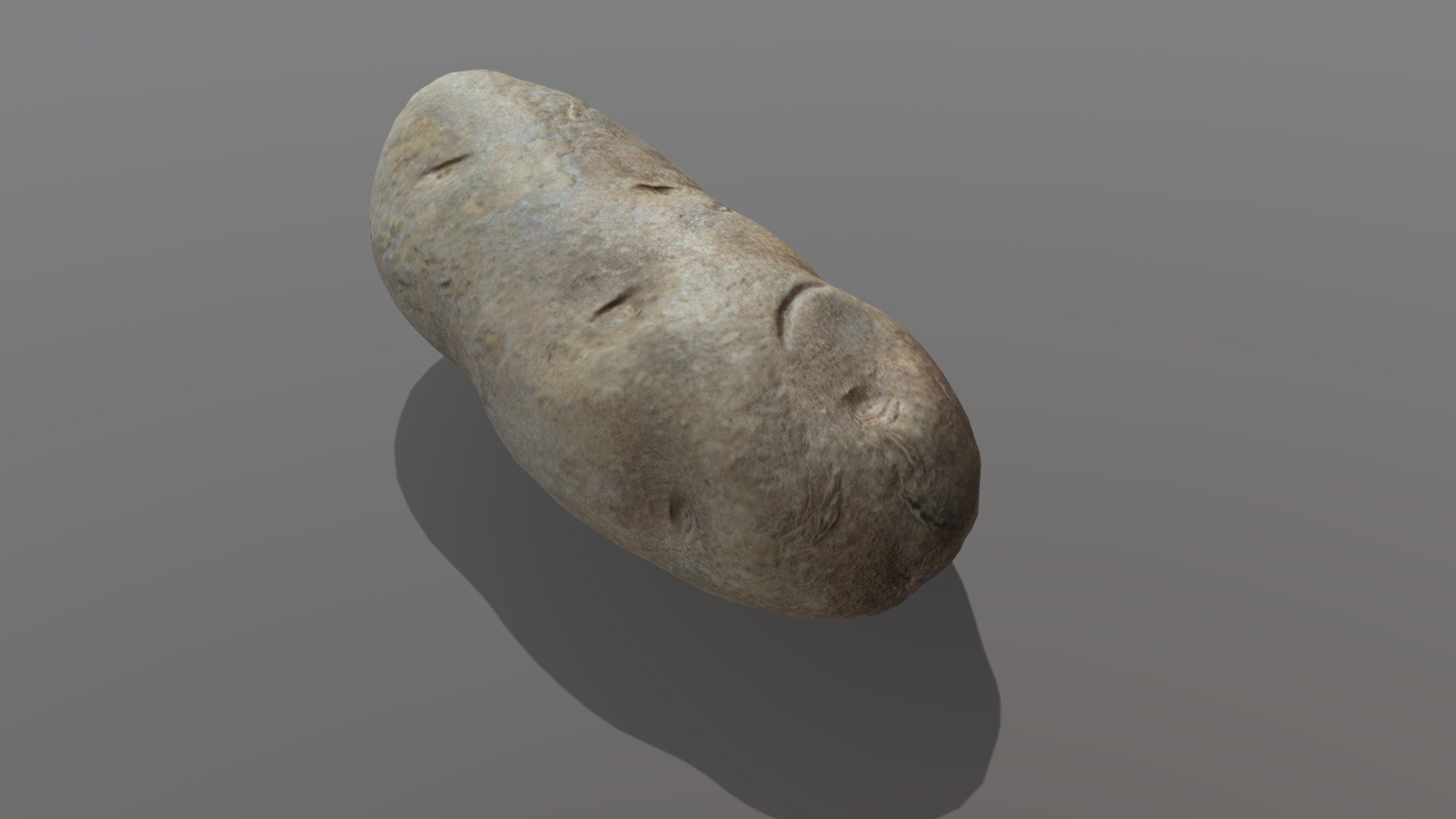 Photogrammetry Potato Remeshed - 3D model by Saripsis [23a1051] - Sketchfab