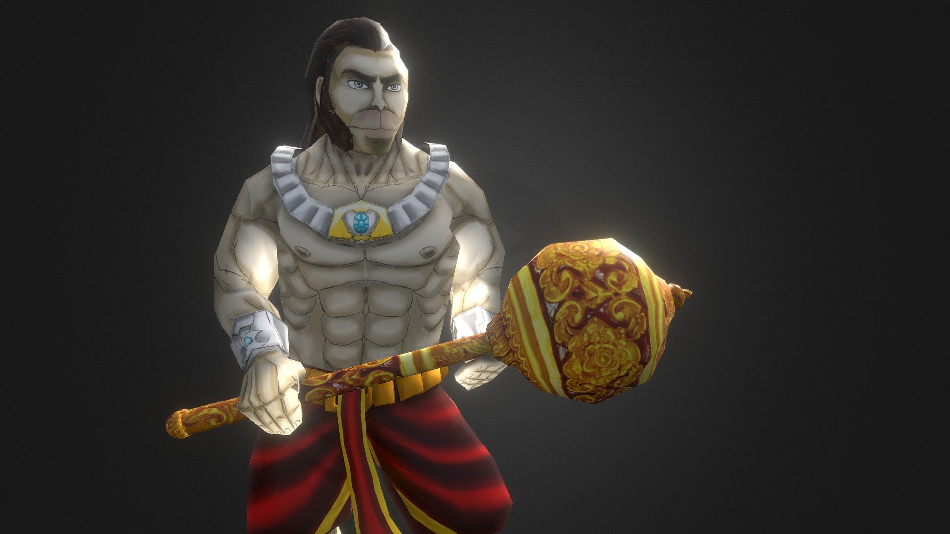 Hanuman - 3D model by GameInstitute [23a115f] - Sketchfab
