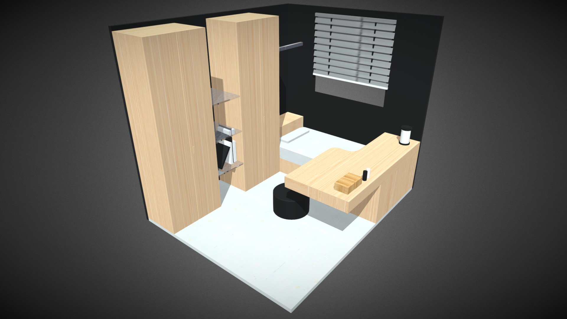 Low Poly Bedroom Block - Buy Royalty Free 3D model by Mi_kuNeko ...
