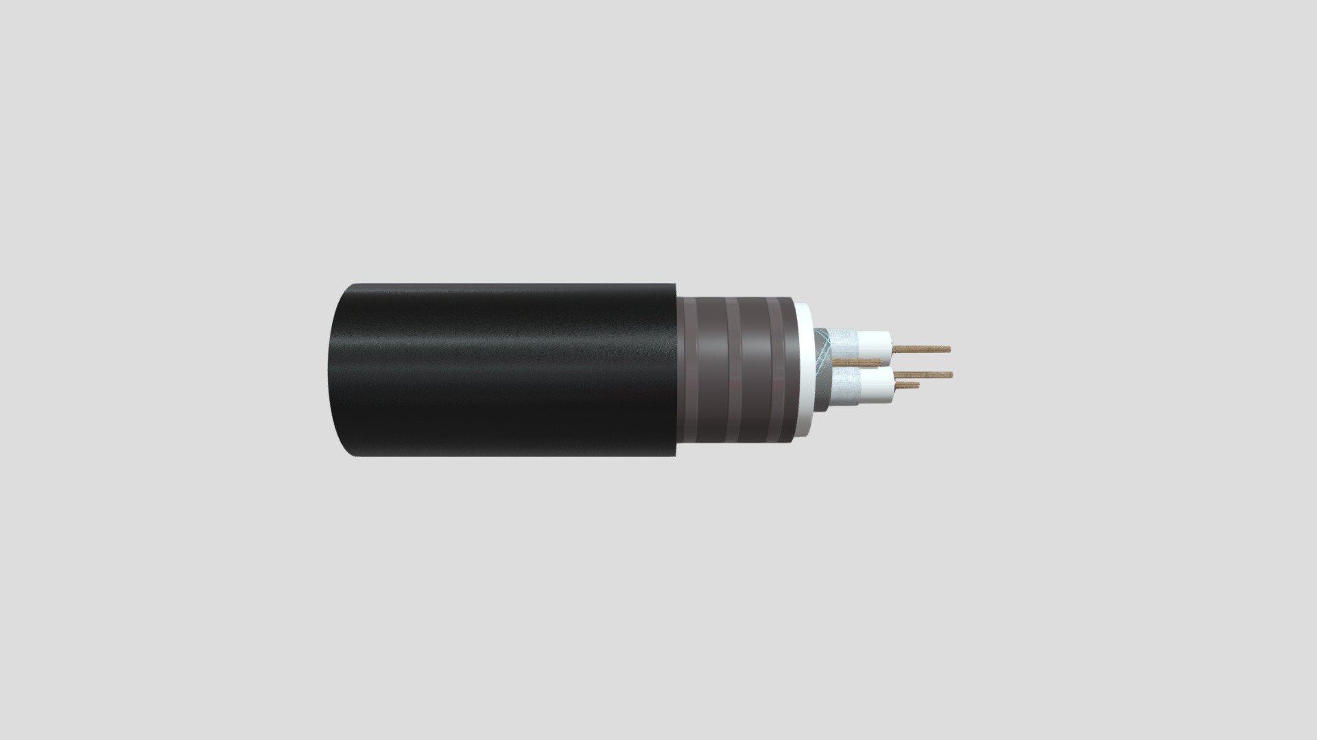 TRNS-424- Three-conductor-high-voltage-cable - 3D model by j.jacobson ...