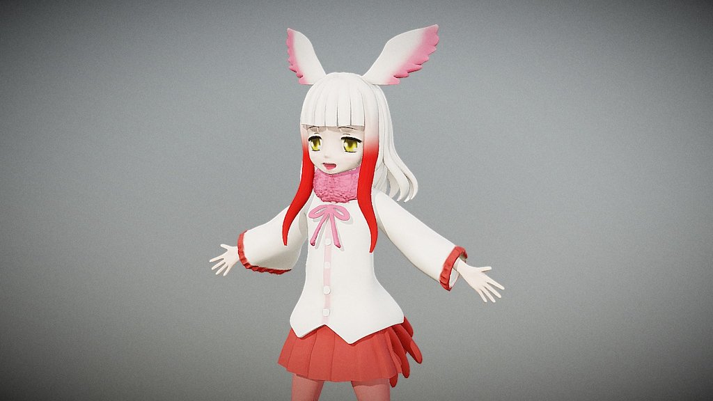 Toki san - 3D model by unya39 [23a4389] - Sketchfab