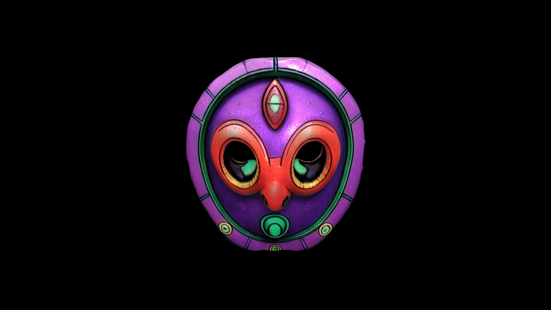 Happy Mask 464 - Download Free 3D model by klrxyz [23a48c0] - Sketchfab