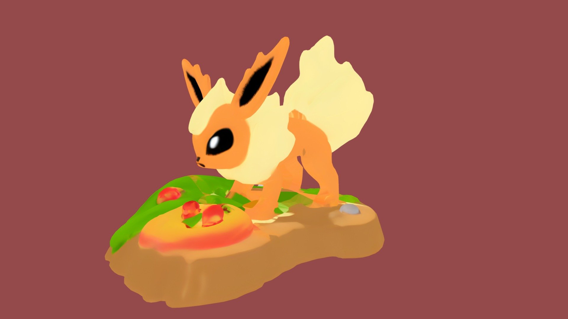 Flareon in a Garden - Download Free 3D model by FoxoutdaBox (@Austin ...