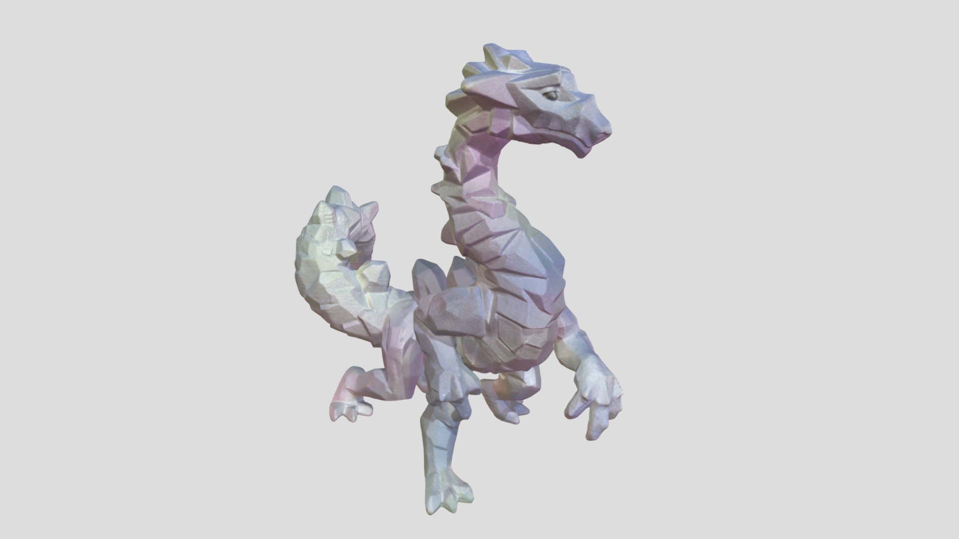 Crystal Dragon Figurine - Download Free 3D model by Arkify 3D (@arkify ...