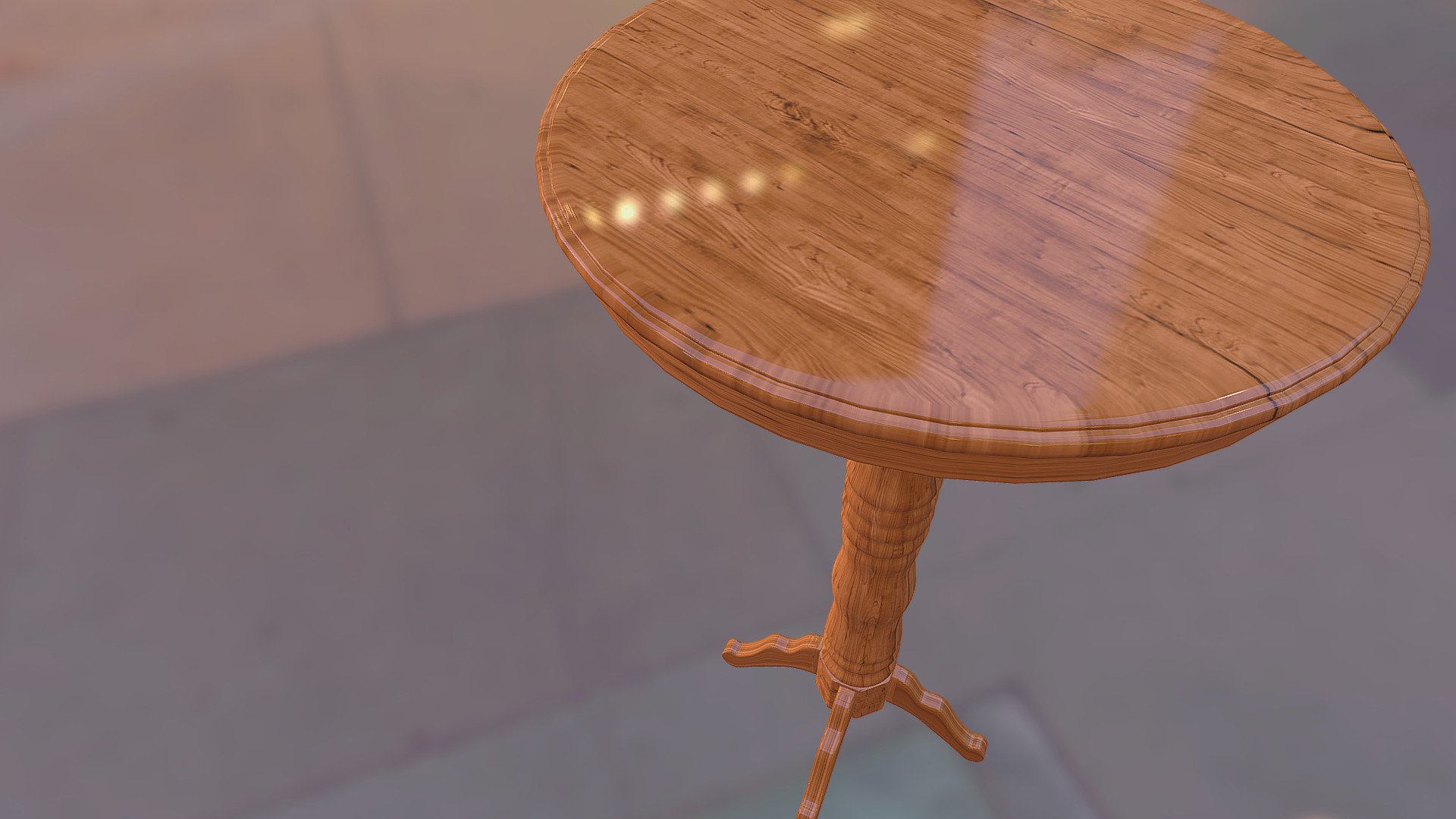 Bar Table - 3D model by HandEyeInteractive [23a7393] - Sketchfab