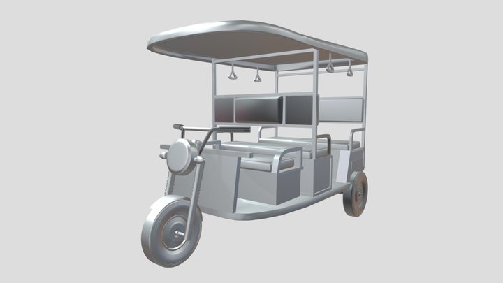 E-rickshaw 3D models - Sketchfab