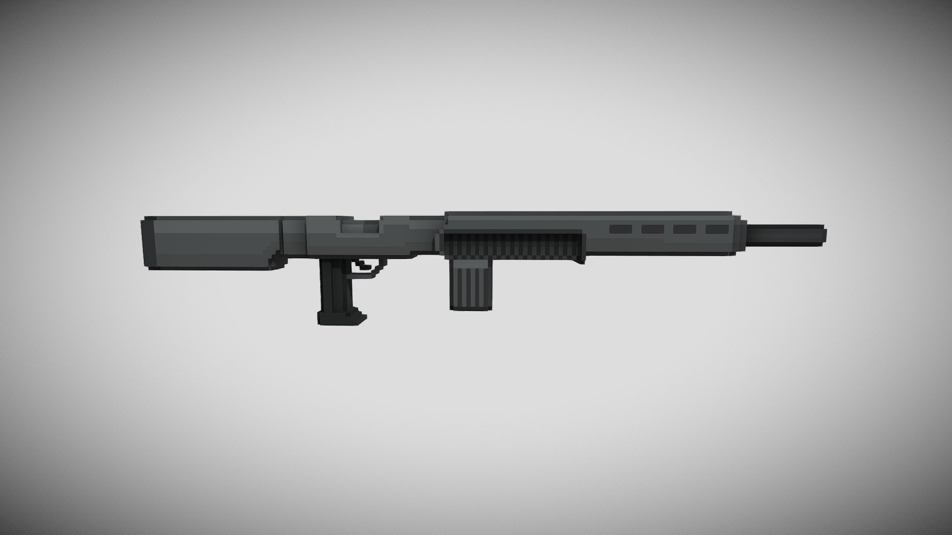 Contra: Hard Corps GUN - 3D model by mdmdwdmow [23a823a] - Sketchfab