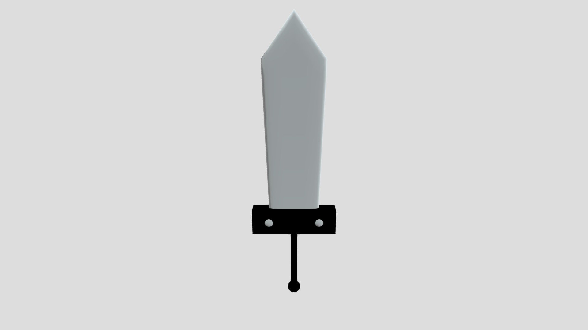 Simple Low-Poly Sword - 3D model by Bydo [23a8e28] - Sketchfab