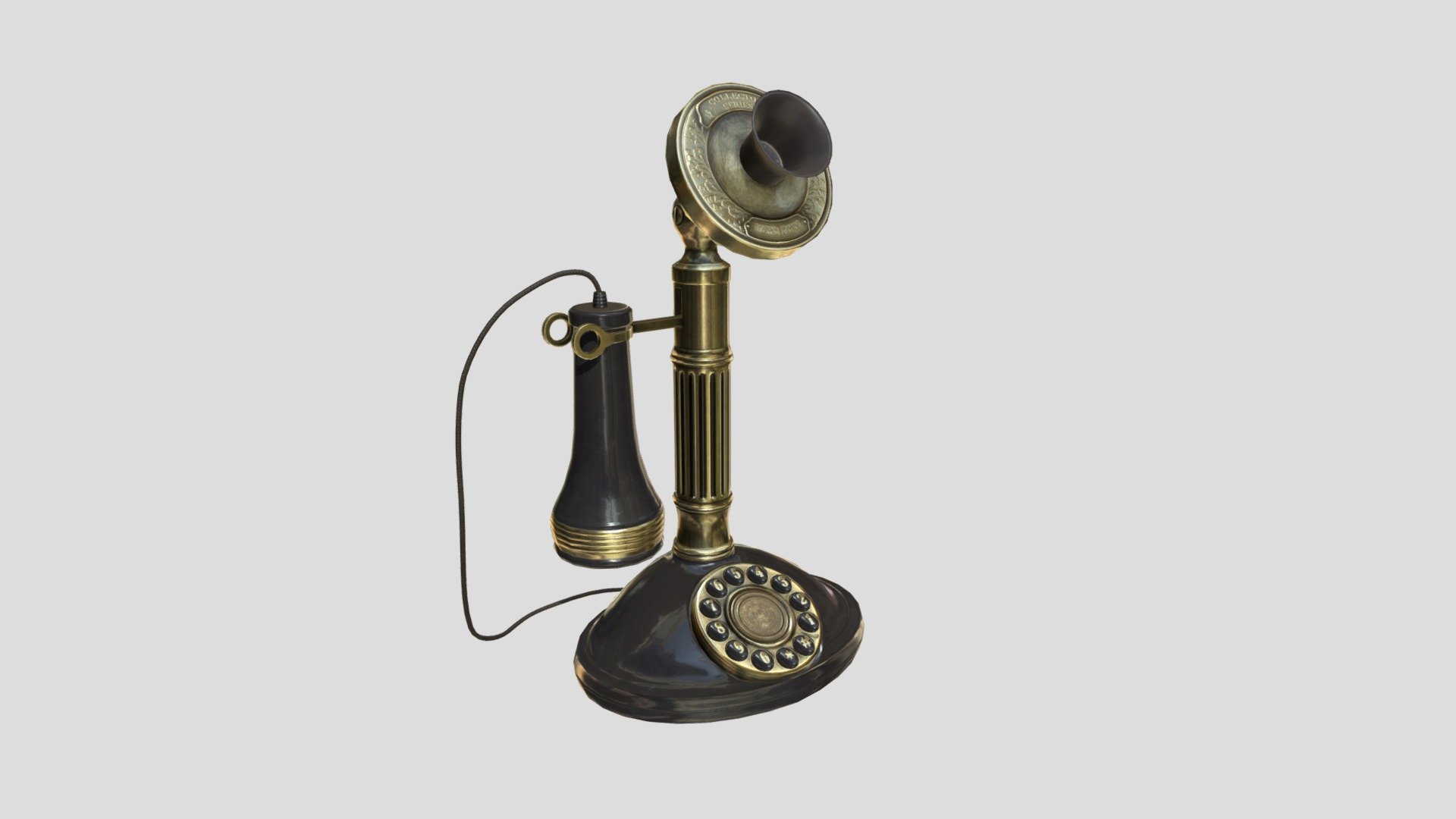 Vintage Phone - 3D model by votanlenhan [23ac379] - Sketchfab