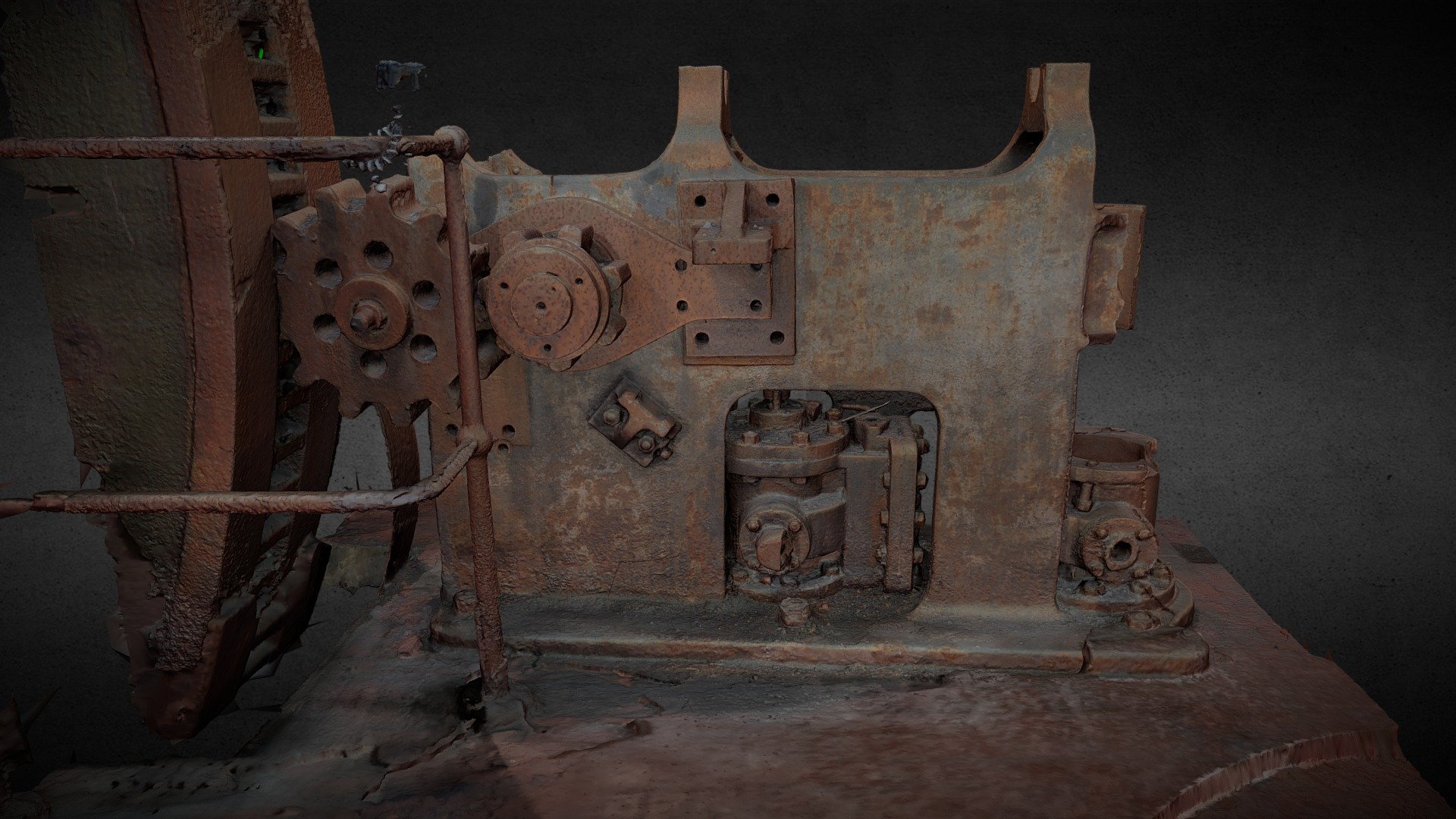 Barring Engine at Hafod-Morfa Copperworks - Download Free 3D model by ...