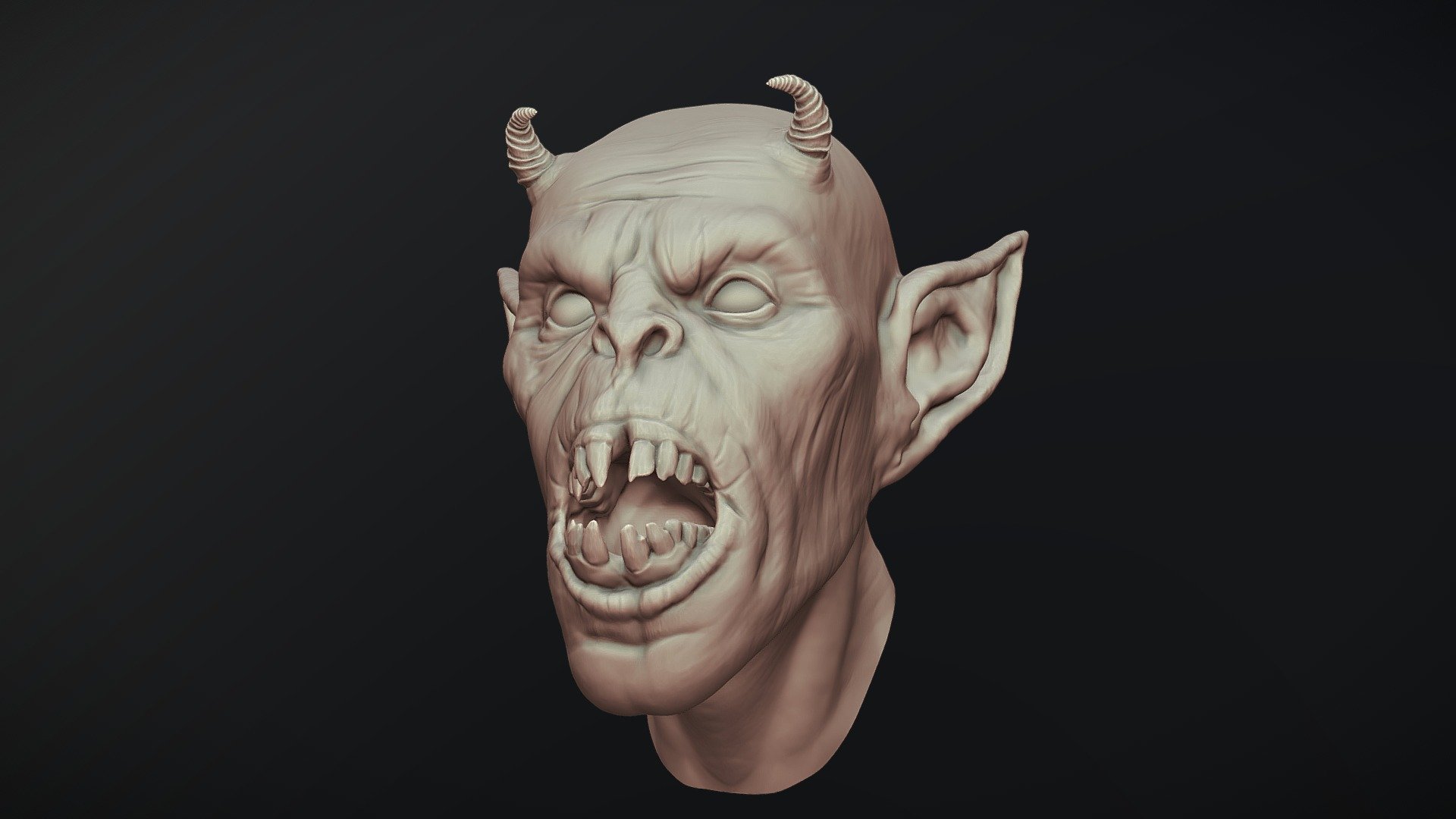 Demon Head 02 - Buy Royalty Free 3D model by Rumpelstiltskin ...