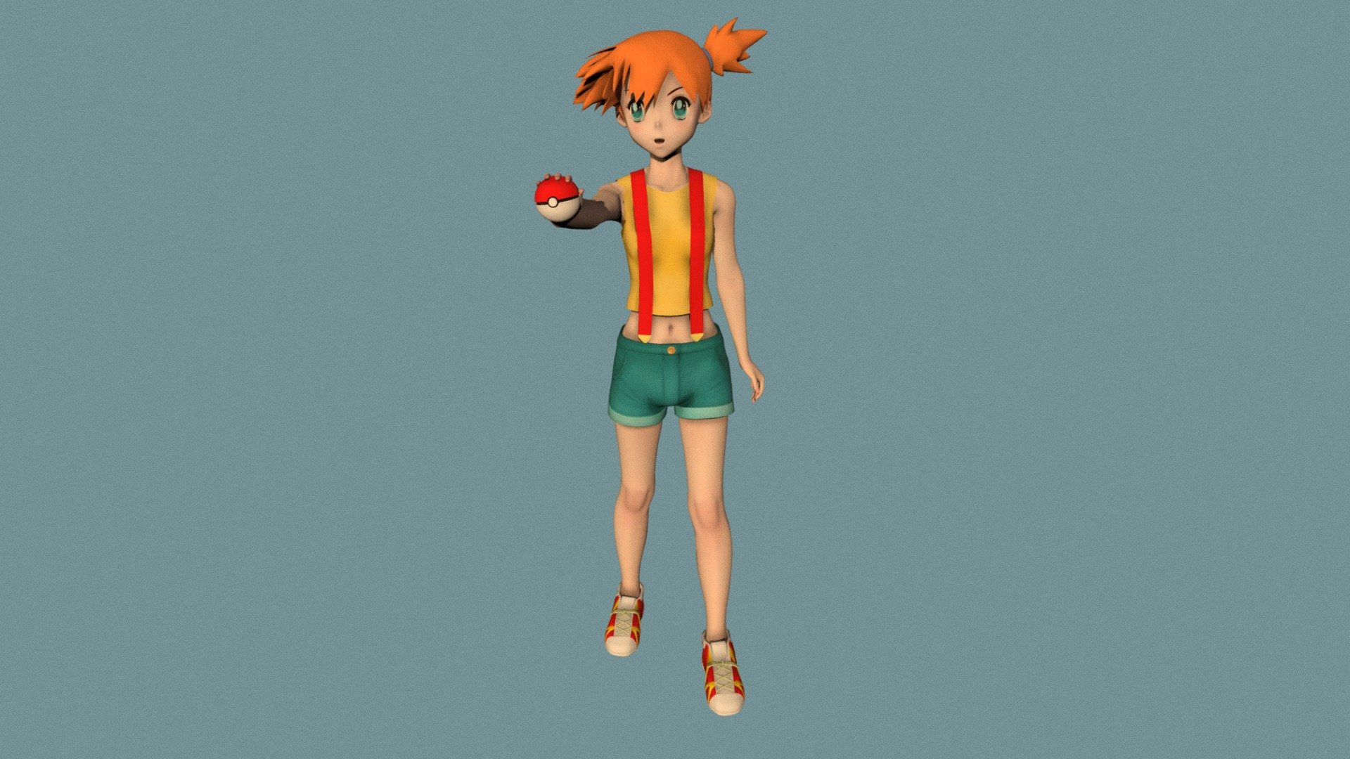 Misty 01 - Buy Royalty Free 3D model by 3d Anime Girls Collection (@3d ...