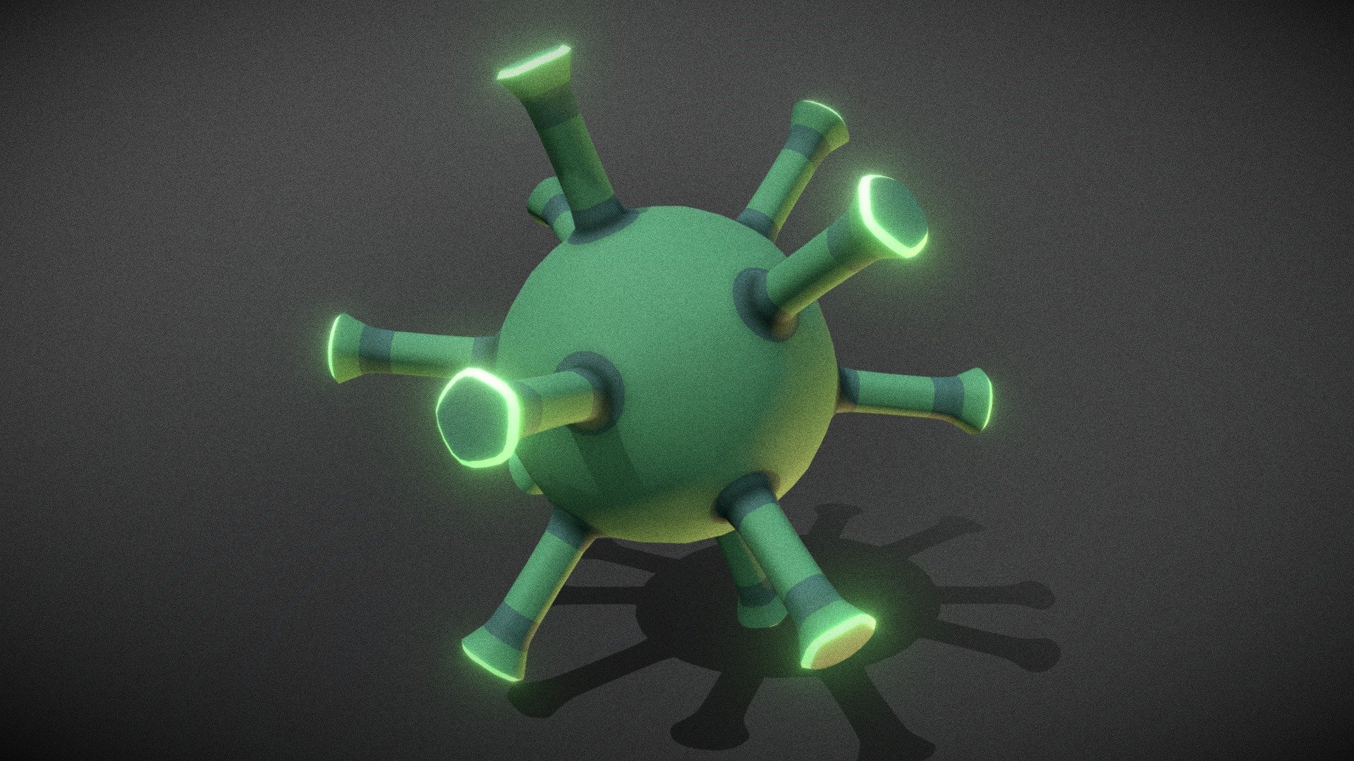 Mechanical Virus - Download Free 3D model by Spark Games (@spark-games ...