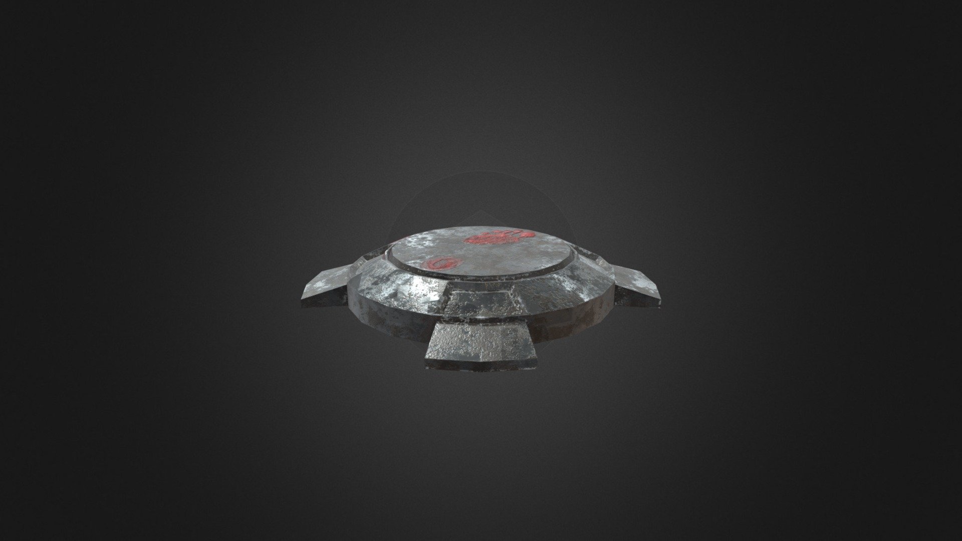 Landmine - Download Free 3D model by Brighty360 [23ae264] - Sketchfab