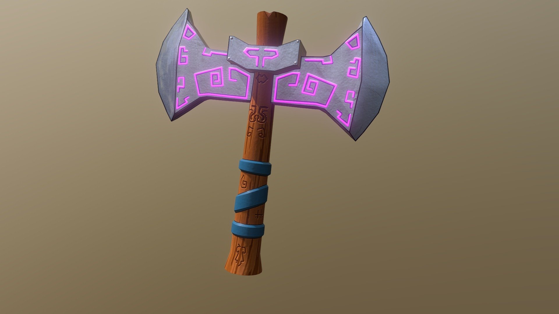 STYLIZED AXE - 3D model by alexking (@alexmattking47) [23aef53] - Sketchfab