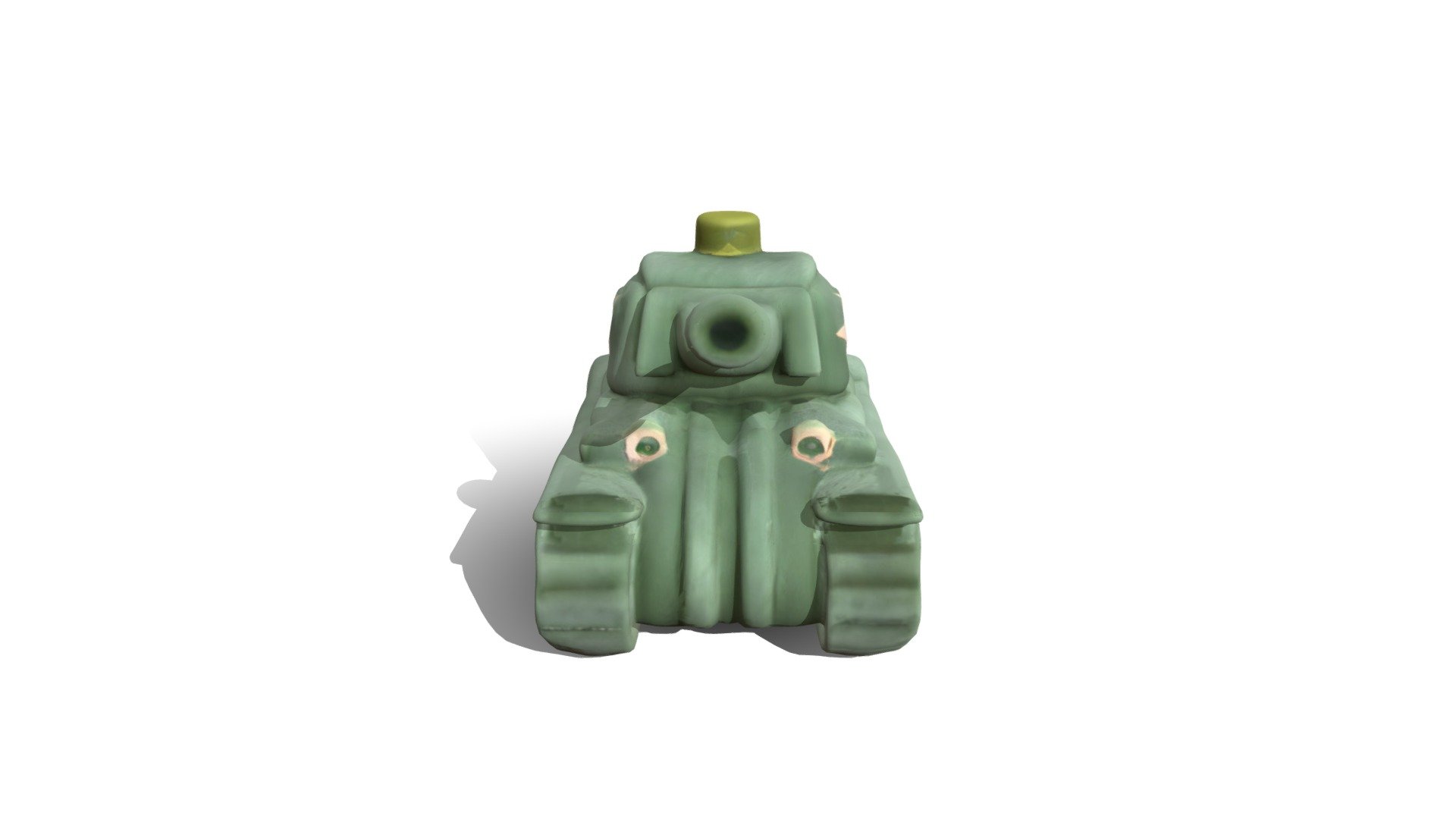 Stuffed toy tank with star emblem - Download Free 3D model by ...