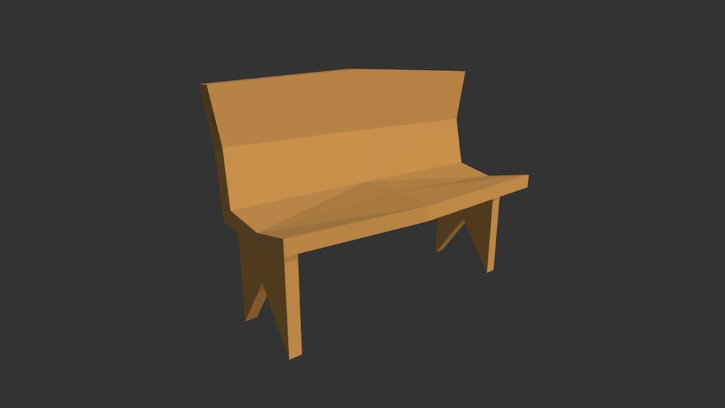 Bench - Download Free 3D model by KrossPhaire3D [23af9f0] - Sketchfab