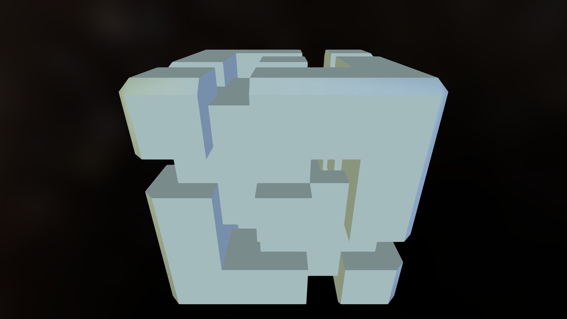 CUBE - 3D model by HebarU (@HiroyukiUrabe) [23b16d8] - Sketchfab