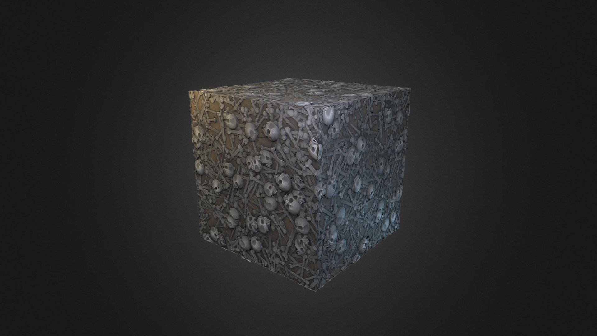 Stylized Skulls&Bones Material - 3D model by Alexaha322 [23b17c6 ...