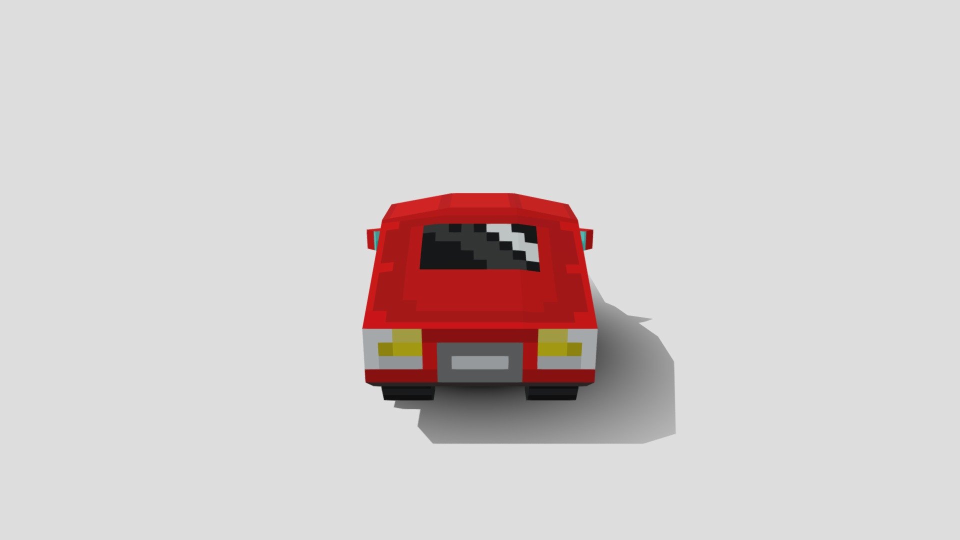 First Low-Poly Car (Block Bench) - 3D model by KaynaButter [23b43db ...