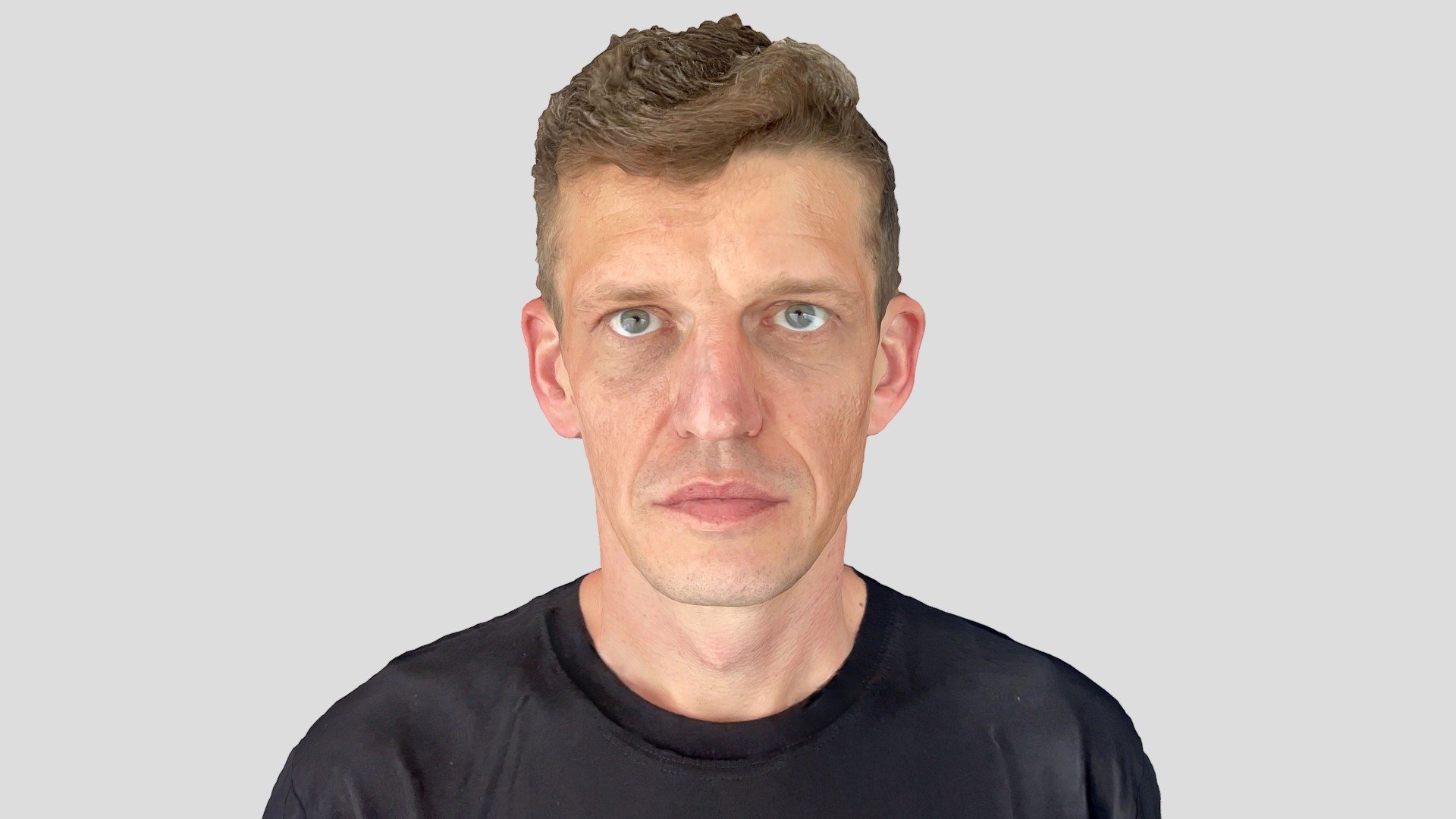 Head scan 19, photogrammetry - 3D model by yaro.pro [23b44bb] - Sketchfab