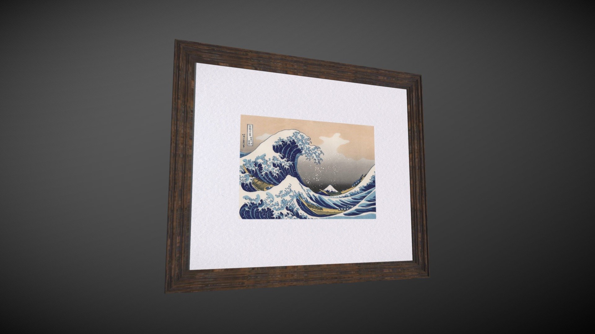 The Great Wave of Kanagawa - 3D model by The New Way Museum ...
