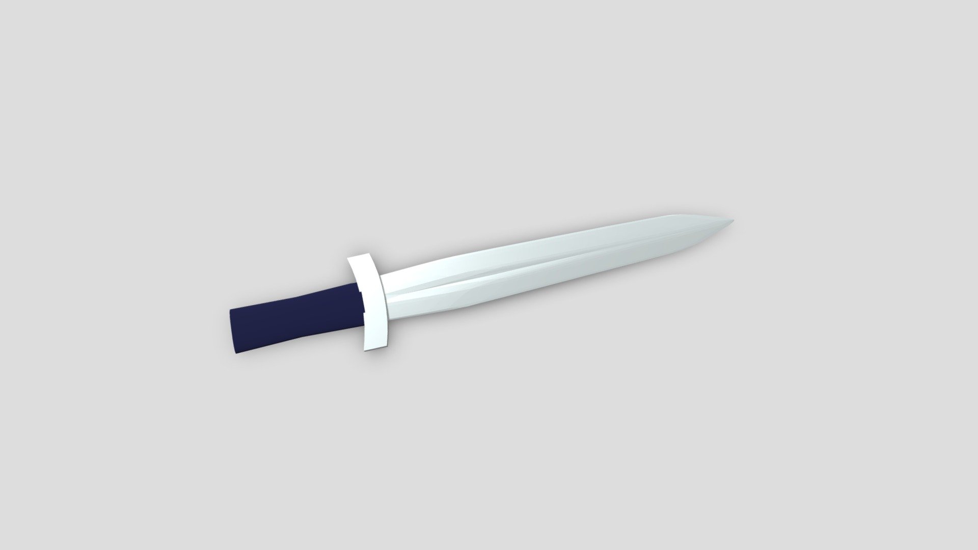 Simple Low/Mid Poly Dagger - 3D model by ollieandrew [23b4d98] - Sketchfab