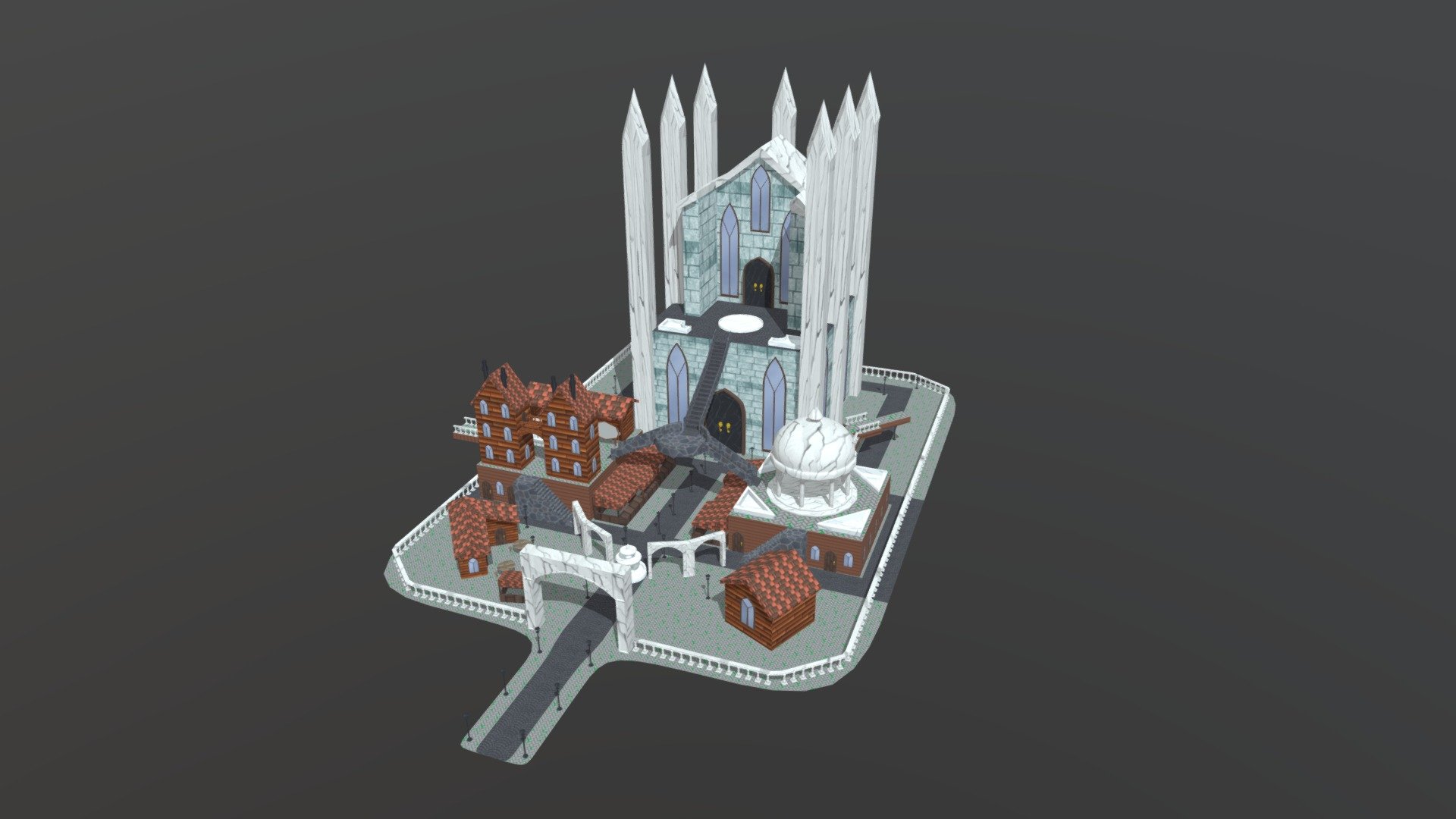 Zera: Reborn Main City - 3D model by Christopher Mathie (@xtfer02 ...
