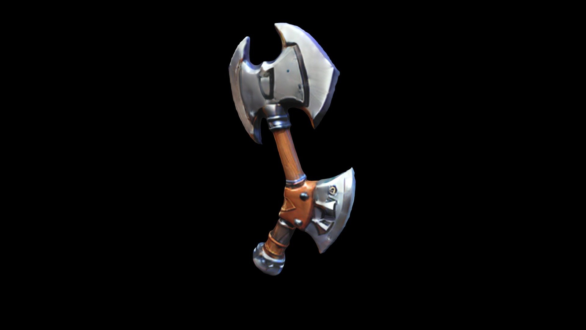 A stunning graphic of an animated axe - Download Free 3D model by ...