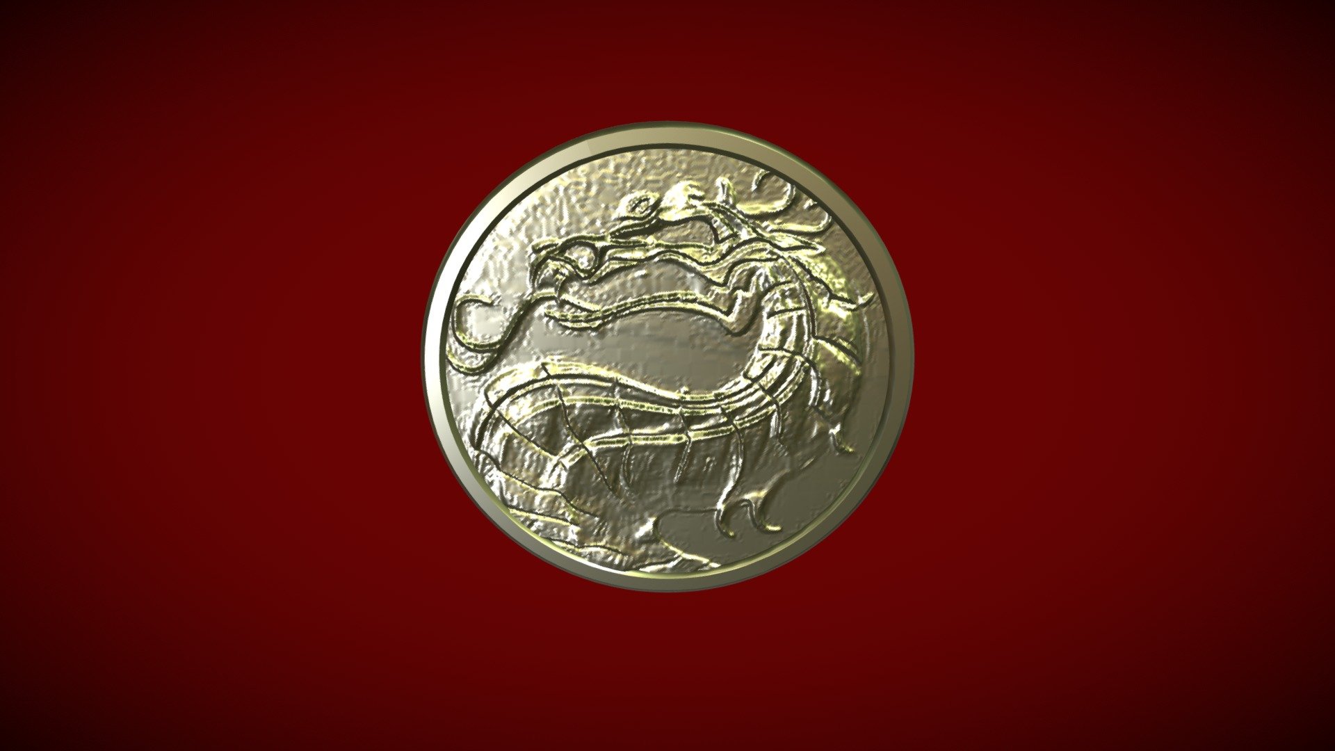 Dragon coin - Download Free 3D model by Orrik [23b6e3d] - Sketchfab