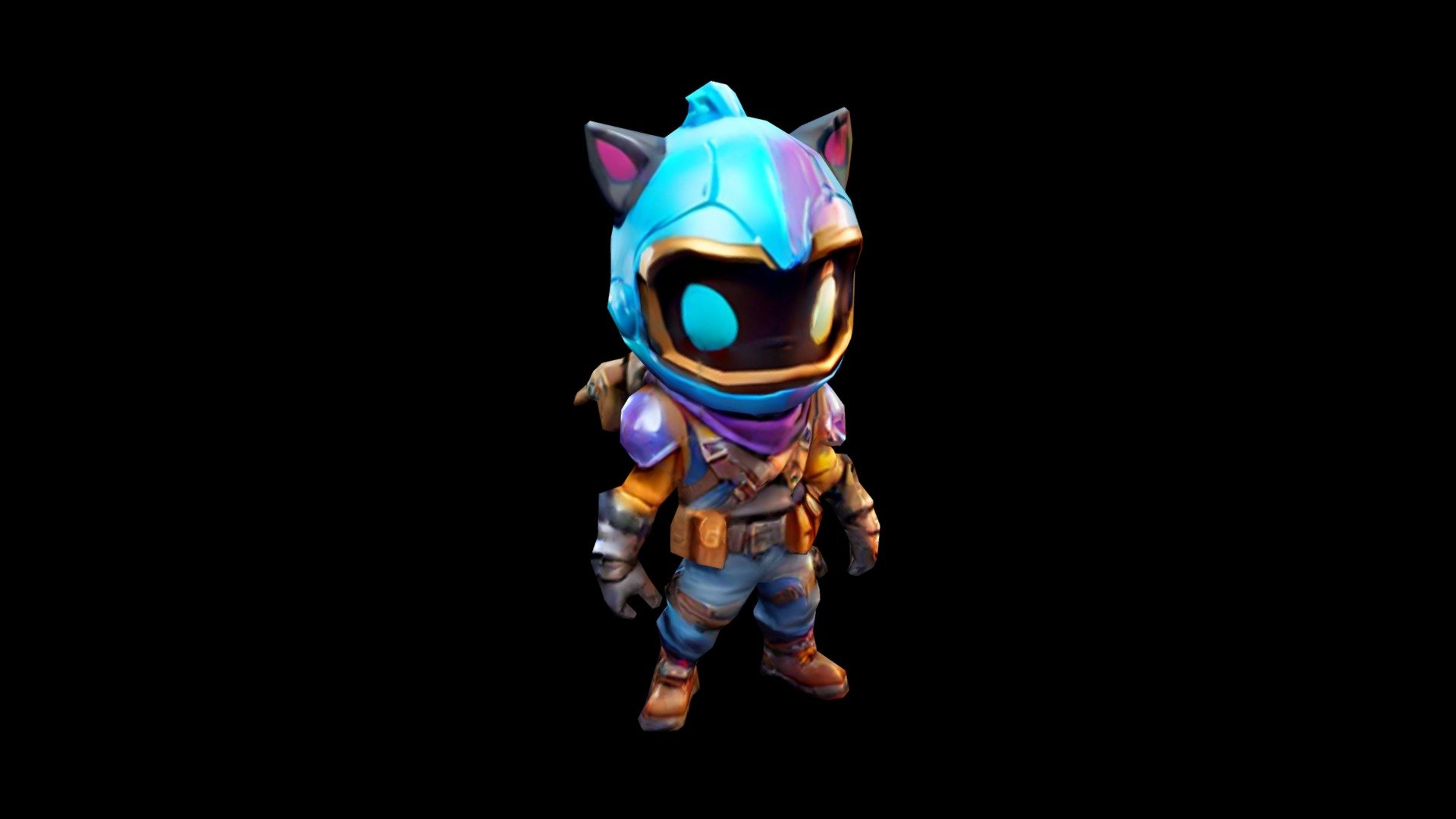 "Meet the Toy Fonte companion, Cabbit!" (Chibi b - Download Free 3D ...