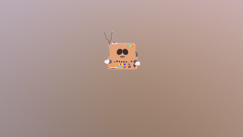 AWESOM-O - 3D model by Christian Alvarado (@calva038) [23ba6c2] - Sketchfab