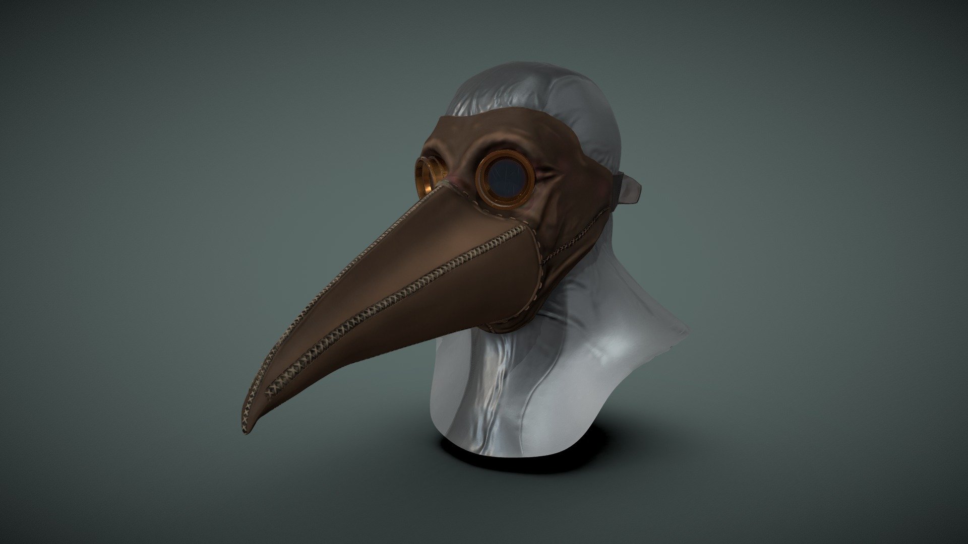 Post Apocalyptic Plague Mask - 3D model by Alexy Muller (@stonerpow1 ...