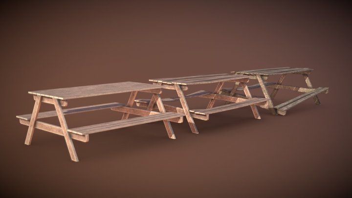 Picnic_table 3D models - Sketchfab