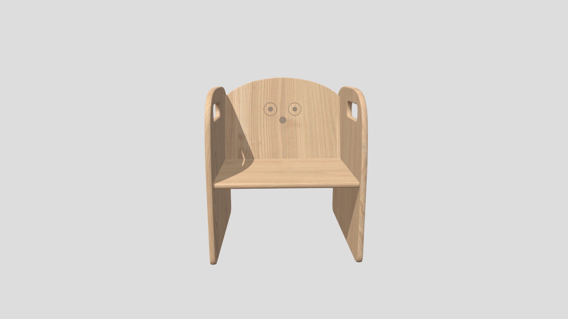 Kids Chair 01 - 3D model by Kosmu [23bc64a] - Sketchfab