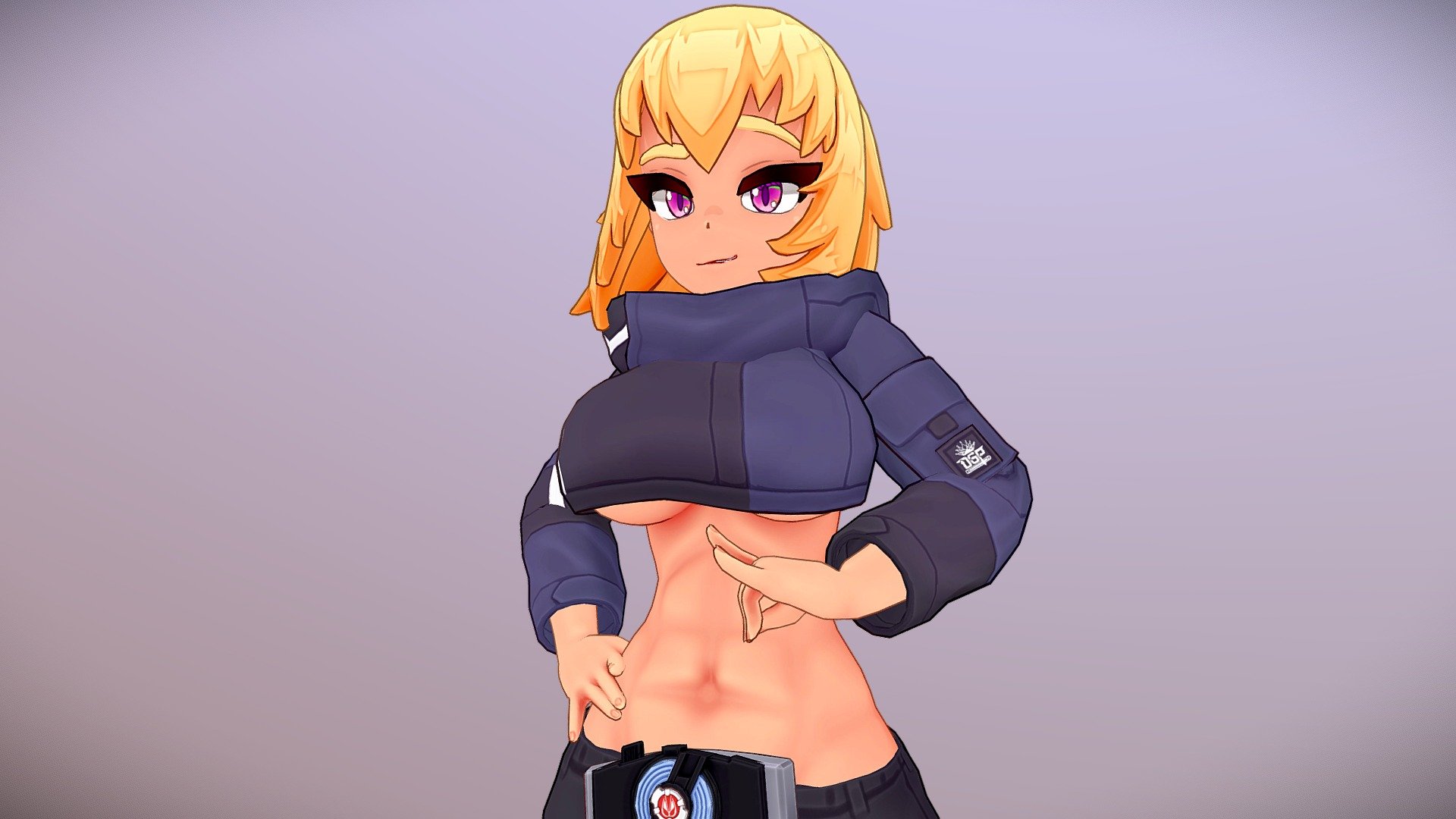 [VTuber] Kiyomi Hoshi: DGP Outfit [Commish] - 3D model by MableArts尚子 (@MableArts) [23bce12 ...