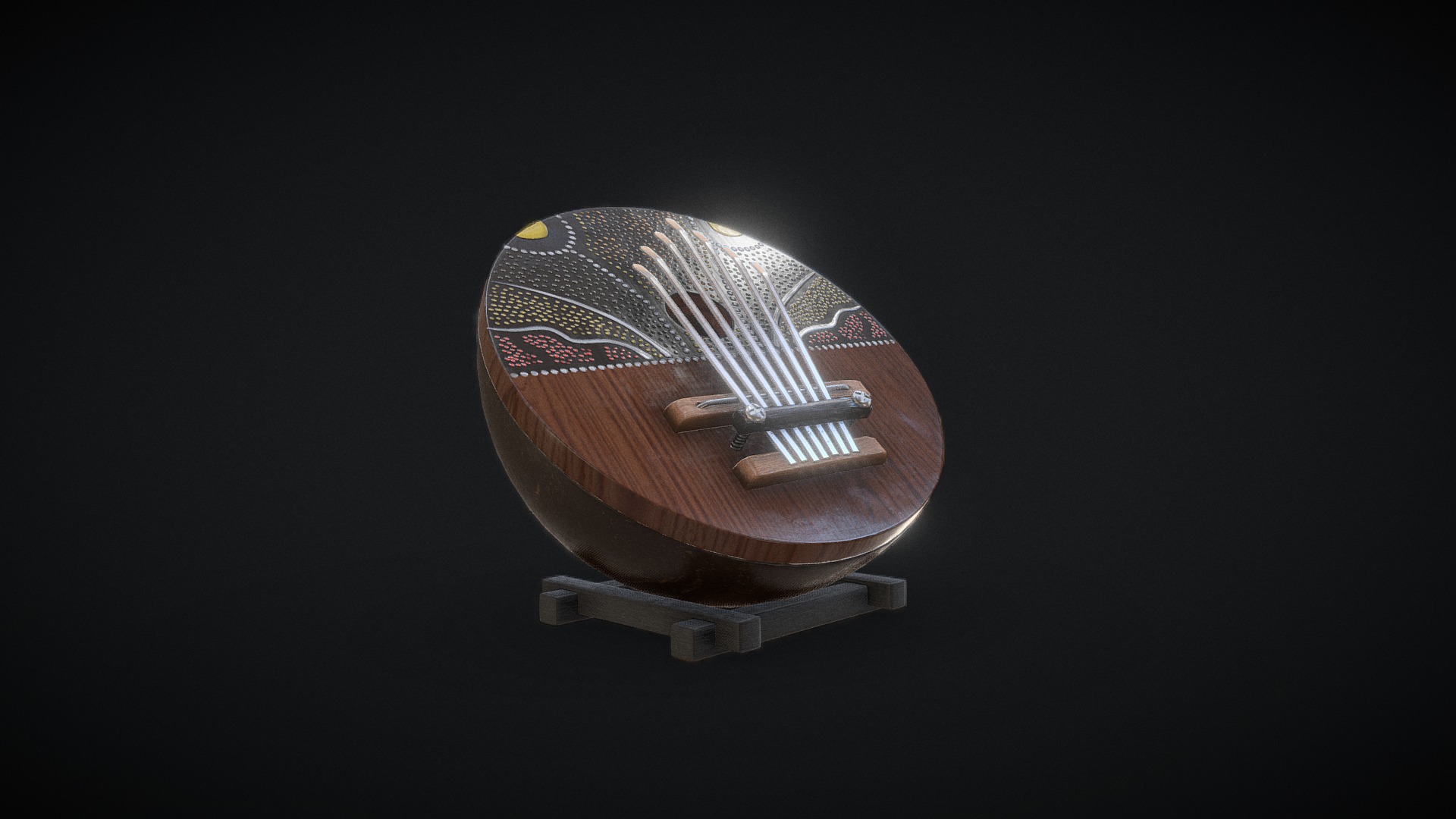 Kalimba - 3D model by Andreas Bjoershol (@bjoershol) [23bd547] - Sketchfab