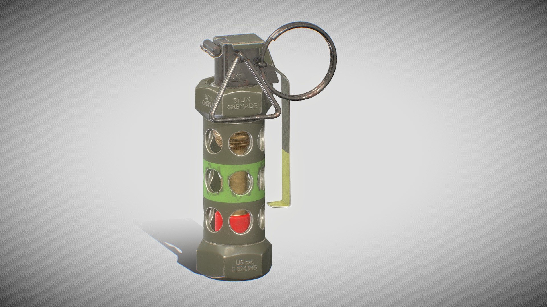 Flashbang grenade - 3D model by dromok199 (@starikovskiyalex) [23bf1a9 ...
