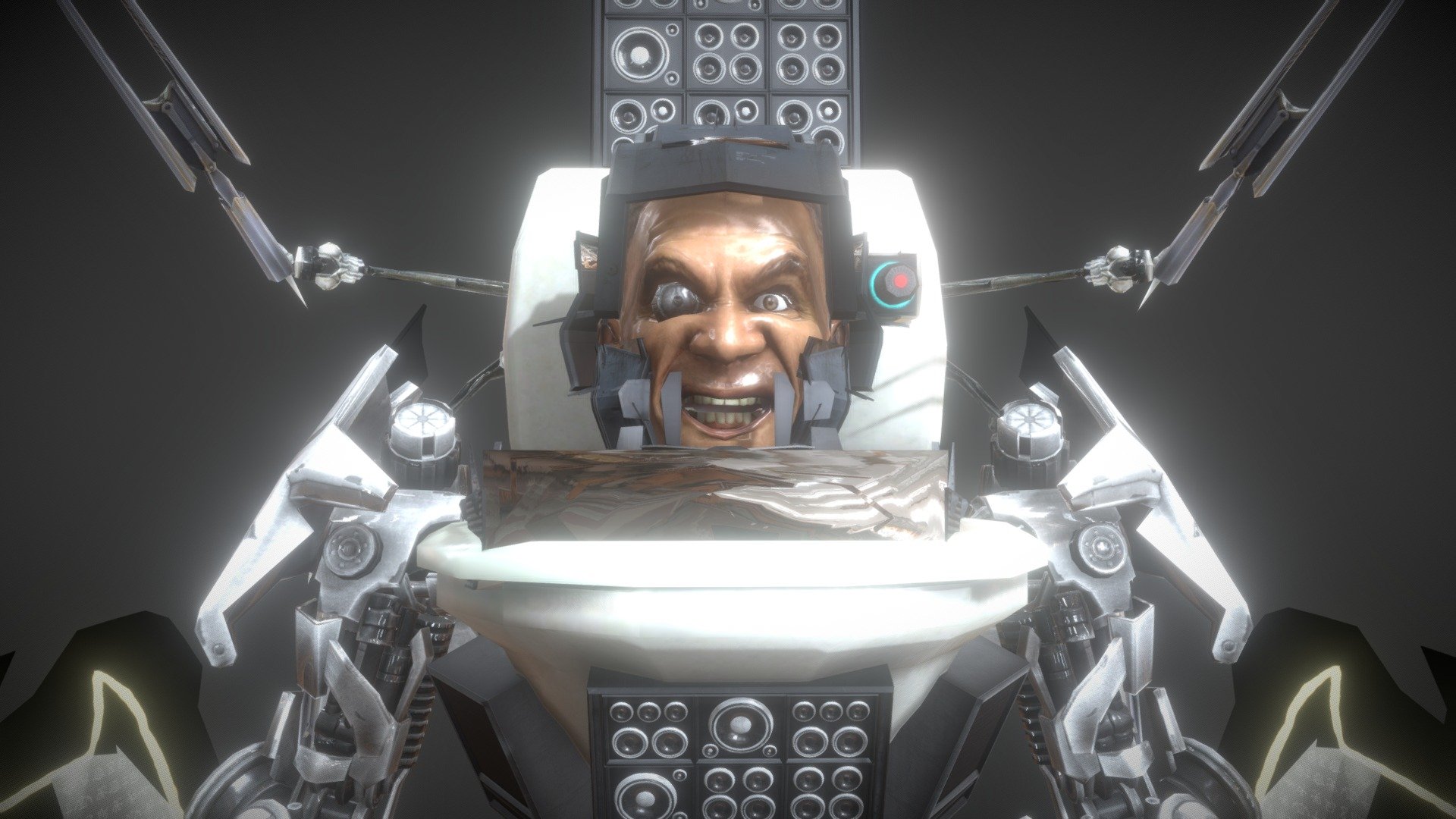 Mad toilet inventor mech - Download Free 3D model by photon (that one ...