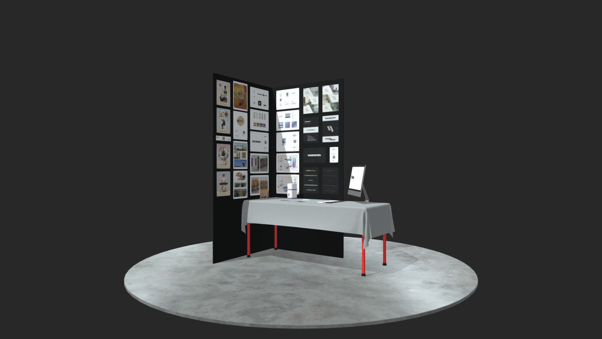 Graduate Showcase Stall - 3D model by Kai (@simonkaipike) [23c1080 ...