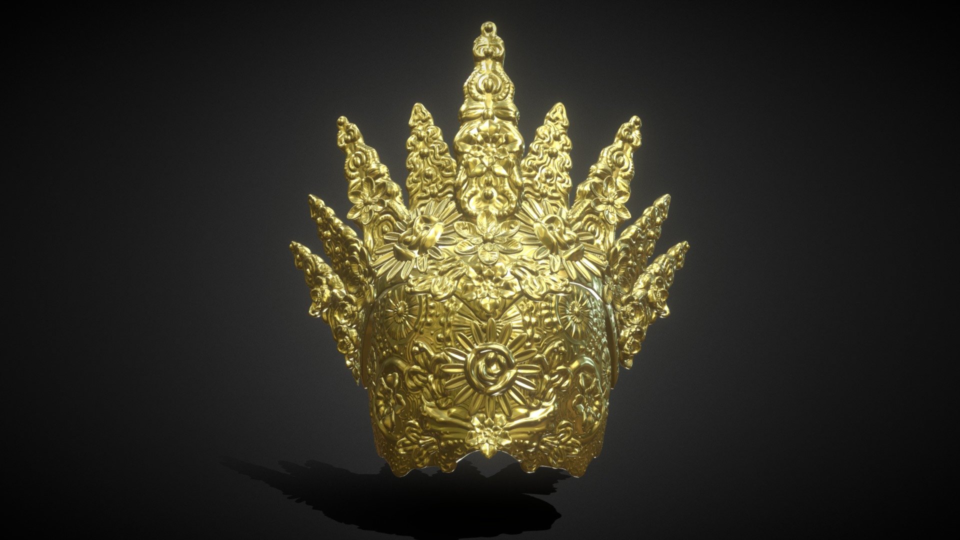 Natural Headpiece Mask 3D Print - Buy Royalty Free 3D model by ...