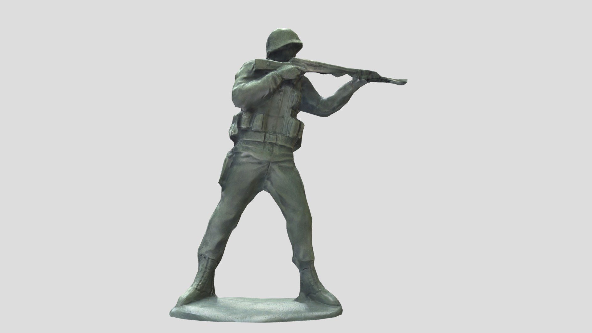 Soldier (Aiming) Statue - Download Free 3D model by David Wigforss ...