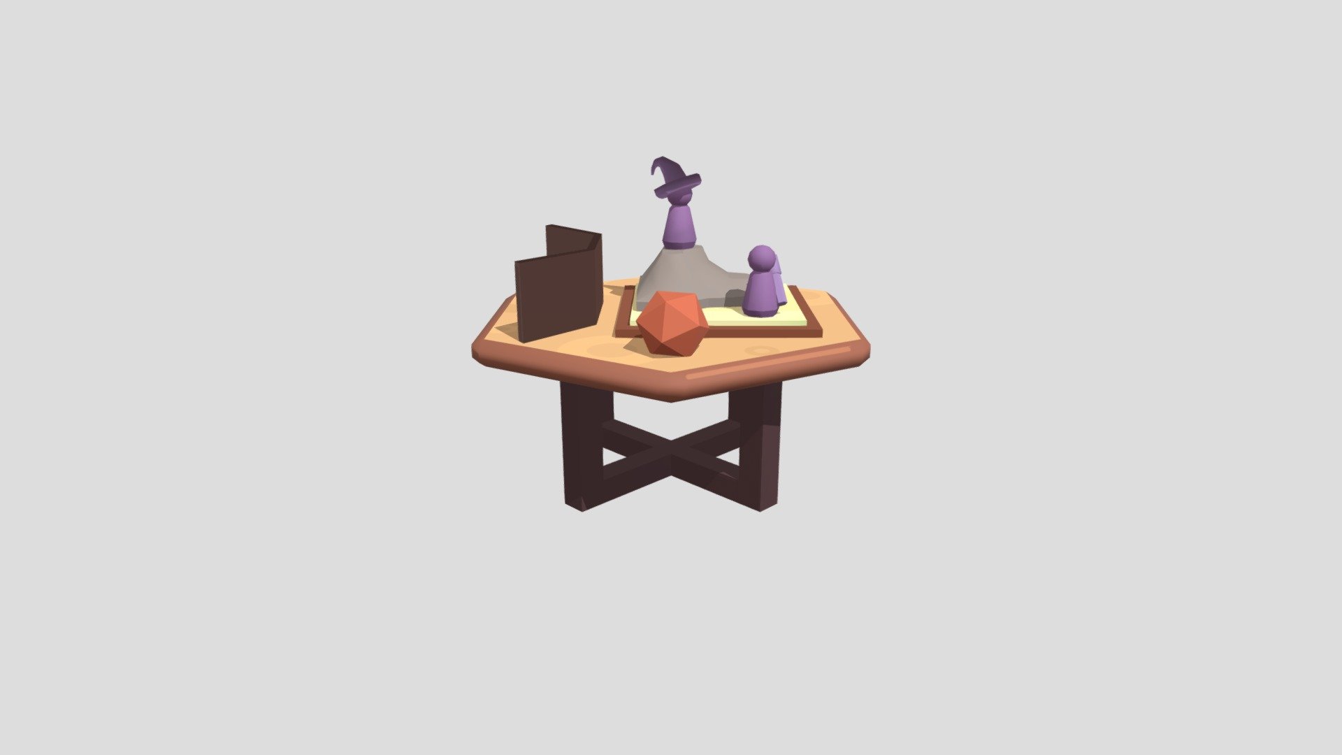 Rpg Table 3d Model By Kolifarrschool [23c5942] Sketchfab