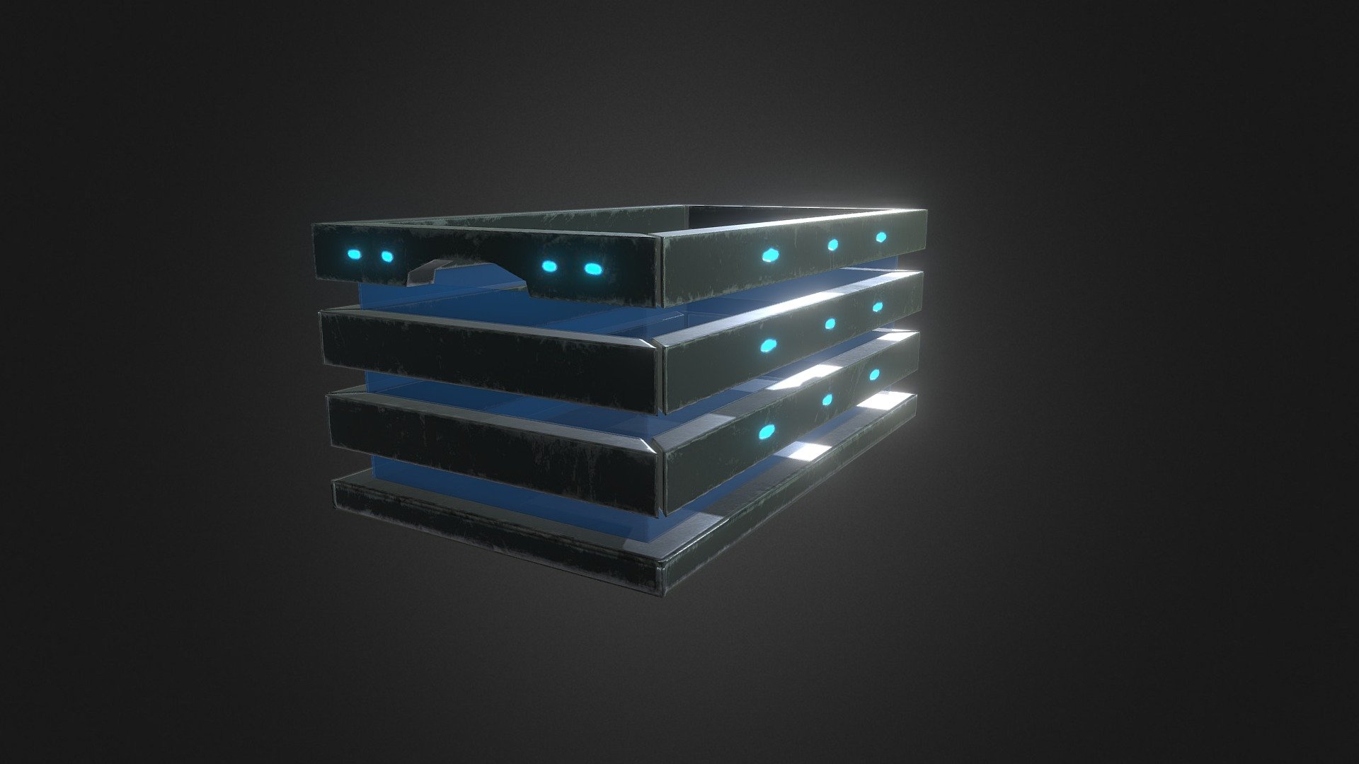 Crate low - 3D model by Dyurr [23c65a1] - Sketchfab