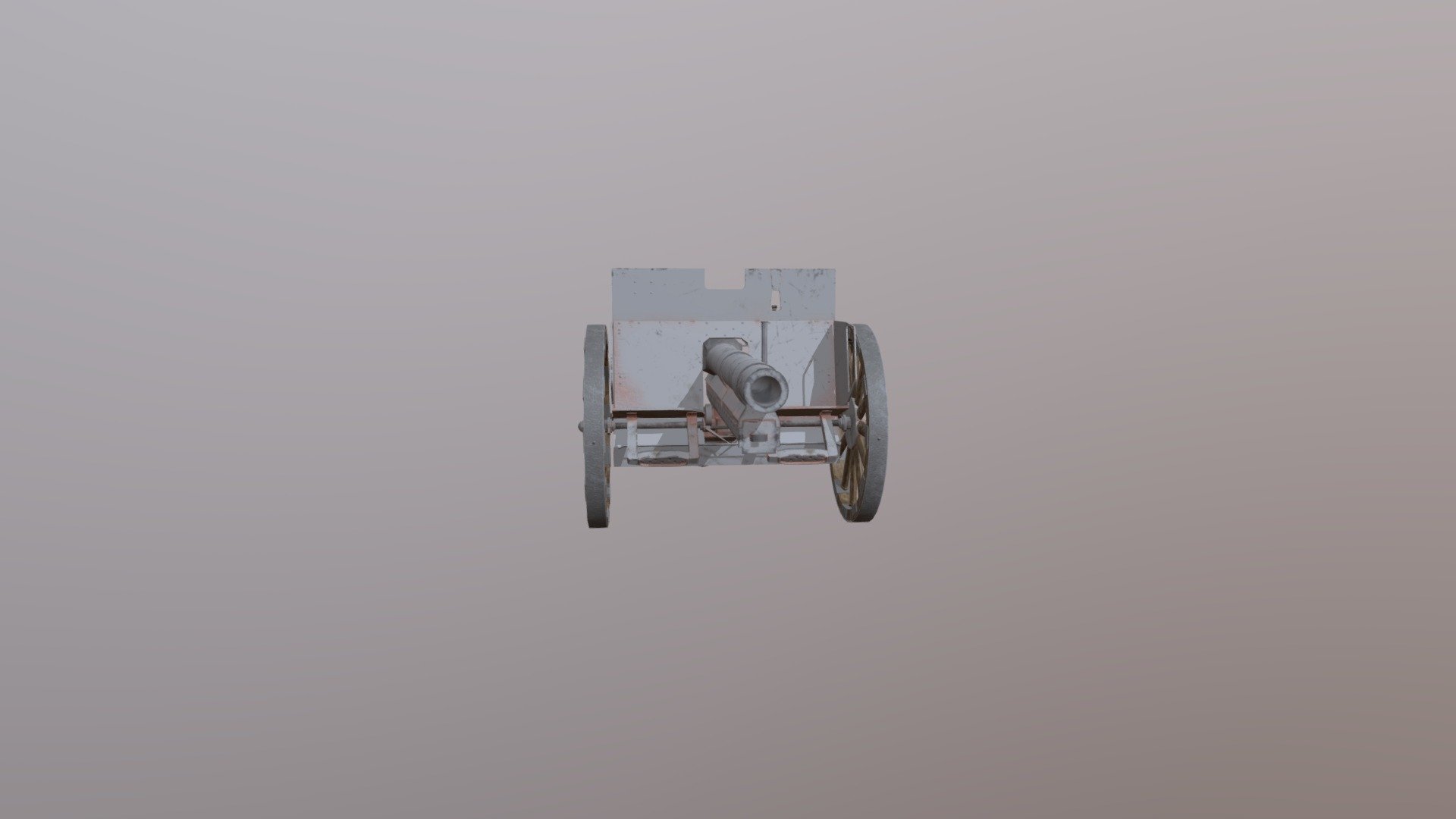 7.7 cm Feldkanone 96 - 3D model by Shantanu Rathore ...