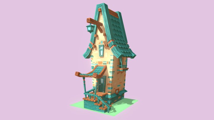 Stylized-house 3D models - Sketchfab