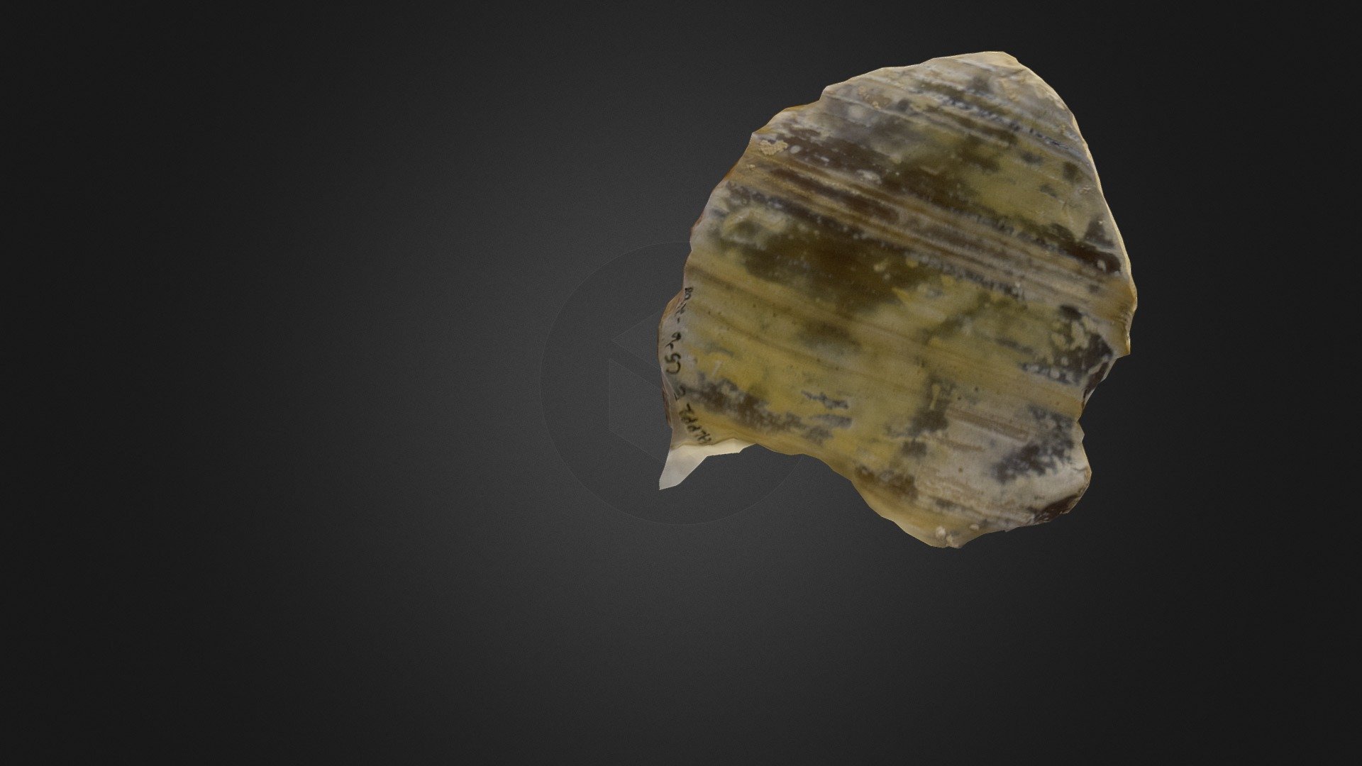 Chert Flake 2 - Archaeological Lithics - 3D model by Michaela May ...