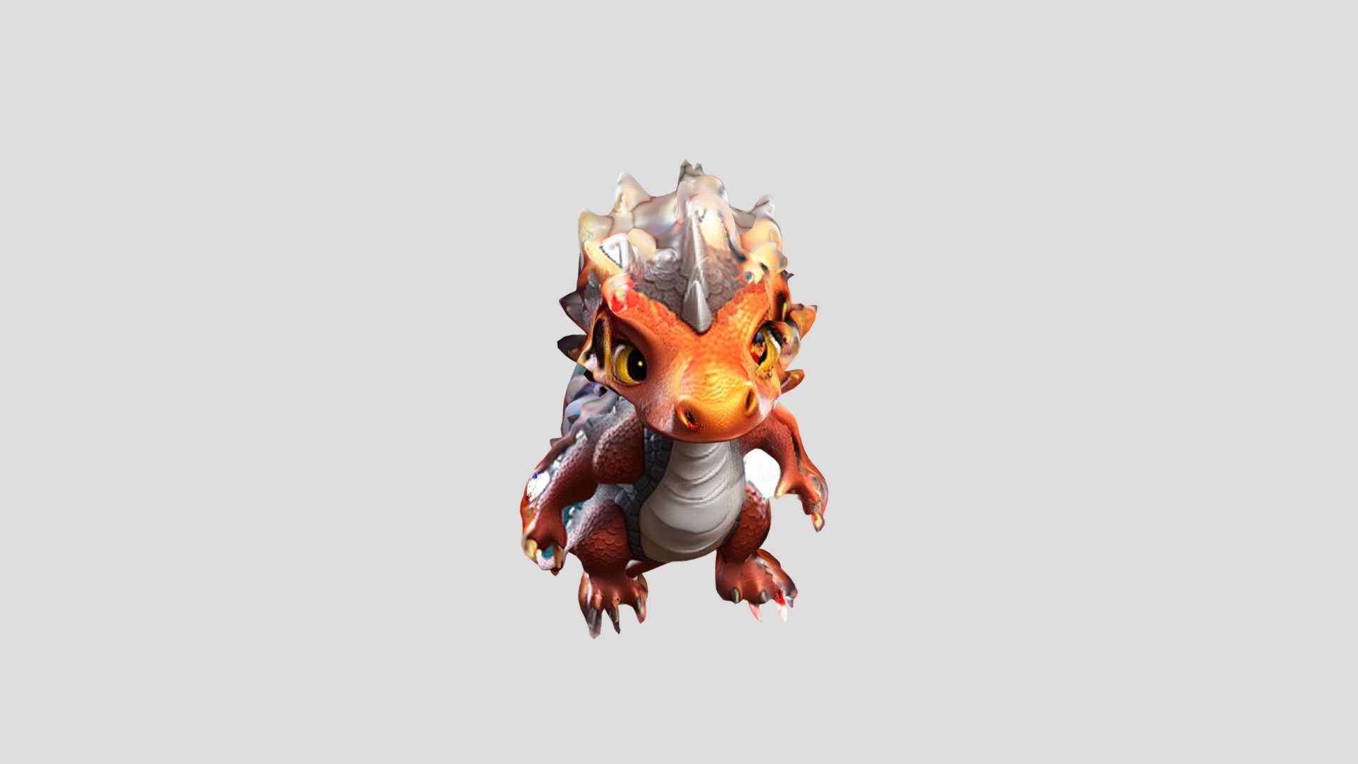 Cute Baby Dinosaur A small, baby dinosaur is - Download Free 3D model ...