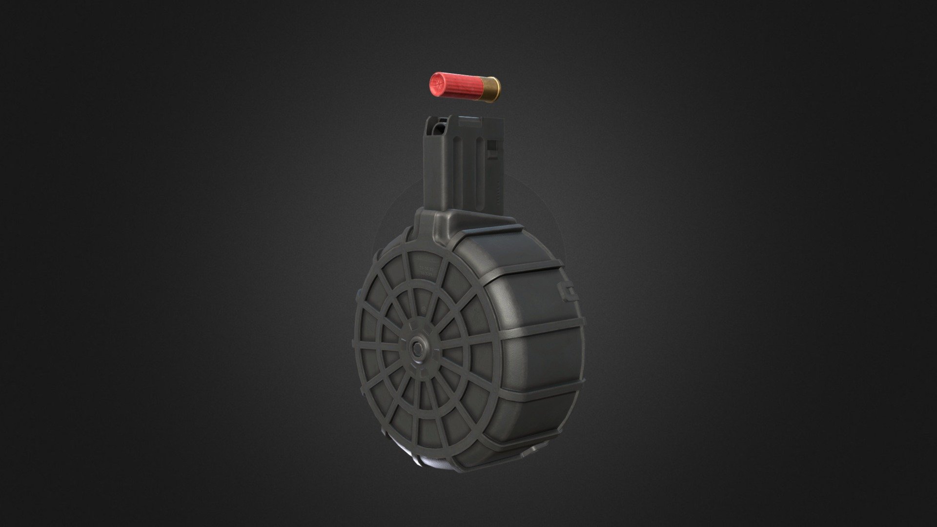 12 Gauge Drum Magazine - Buy Royalty Free 3D model by Akinaro [23caa37 ...