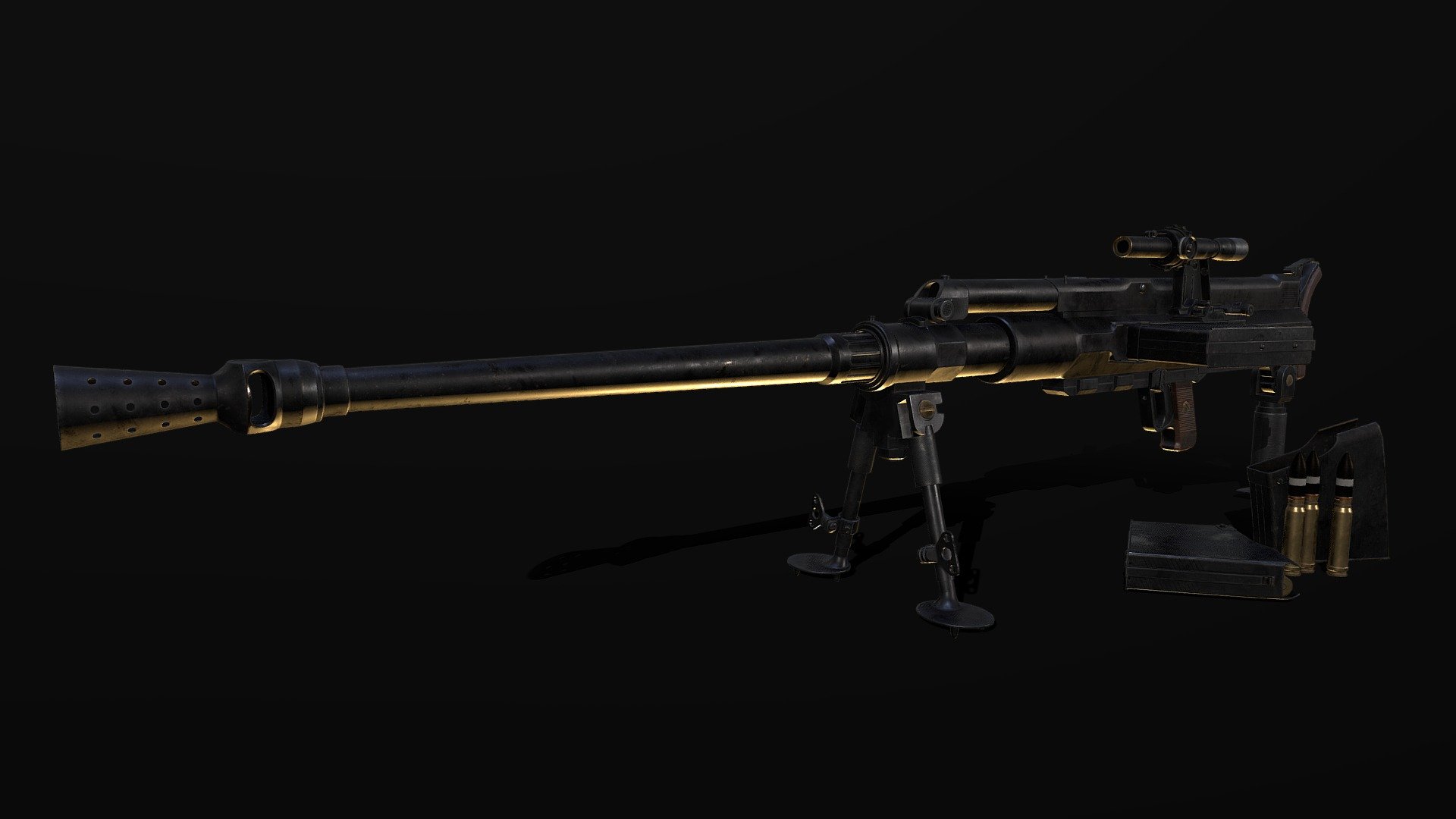36M antitank rifle - Buy Royalty Free 3D model by mastert [23cbc86 ...